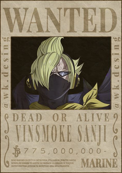Una pieza Sanji Bounty fondo de pantalla del teléfono Pxfuel