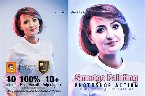 Smudge Painting Photoshop Action Invent Actions