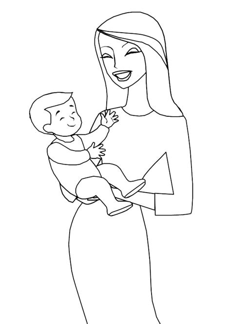 Disegni Per La Festa Della Mamma Da Colorare Pianetabambini It
