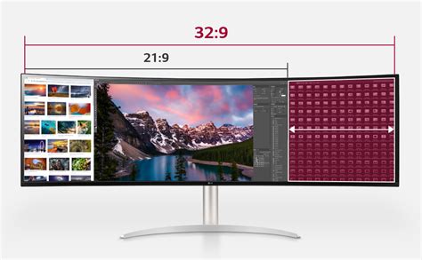 LG UltraWide Monitor Curved 49WQ95C 49 Inch DQHD 5120x1440 Px