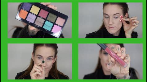 CHRISTMAS MAKEUP GLAM GRUNGE USING MAKEUP REVOLUTION METALLIC CRUSH