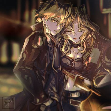 Jonouchi Katsuya And Kujaku Mai Yu Gi Oh And 1 More Drawn By