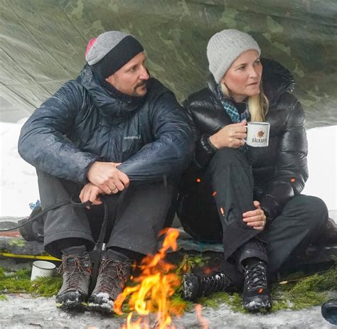 Crown Prince Haakon And Crown Princess Mette Marit Mark Scout Action S