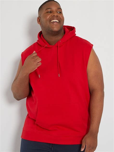 Sudadera Sin Mangas Con Capucha ROJO Kiabi 15 00