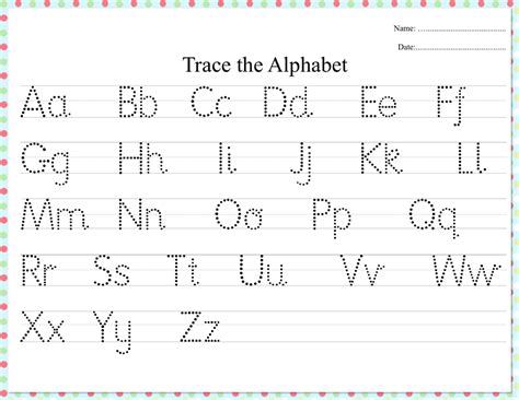 Dotted Line Name Tracing