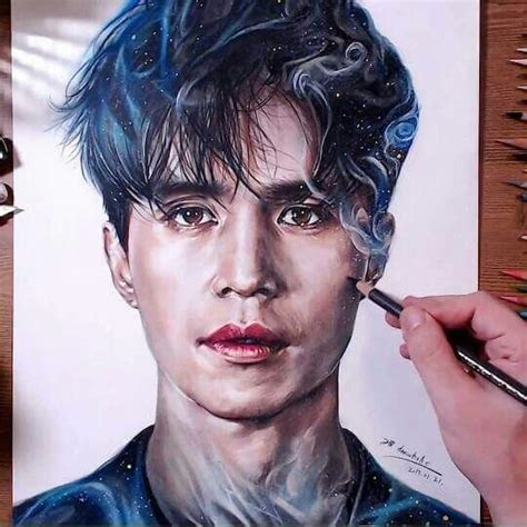 Grim Rapper GOBLIN Lee Dong Wook Goblin Kdrama Fanart Grim Reaper
