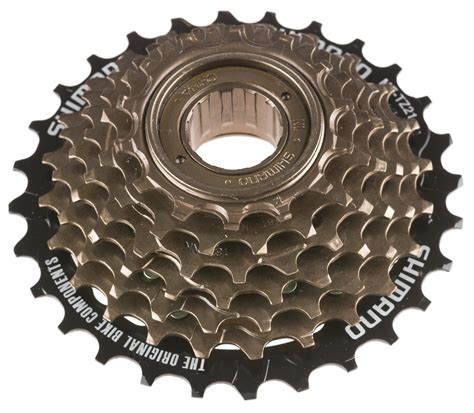 Wolnobieg 7 rz SHIMANO MF TZ21 14 28T brązowy Wolnobiegi Miast