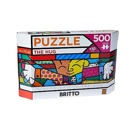 Quebra Cabe A Pe As The Hug Do Romero Britto Loja Zuza Brinquedos