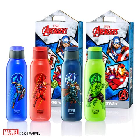 Avengers Eco Bottle Set Tupperware Plus
