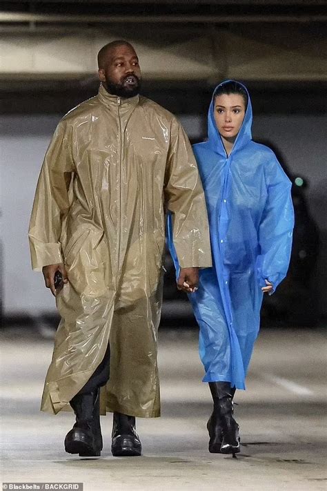 Bianca Censori Goes NUDE Under A Clear Raincoat With Kanye West In 2024