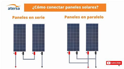 Paneles Solares Conexiones En Serie O En Paralelo YouTube