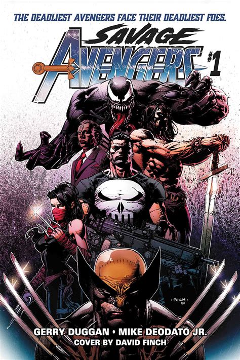 SAVAGE AVENGERS 1 Cover By David Finch Comic Art Community GALLERY