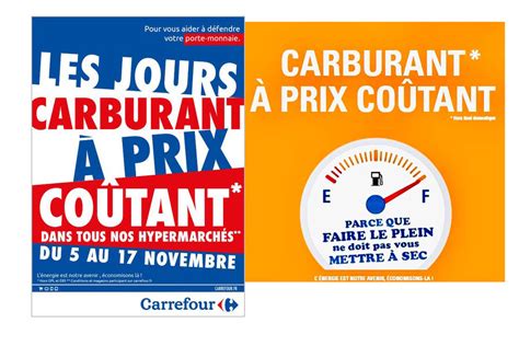 Carburant à prix coûtant Carrefour en vendra jusquau 17 novembre