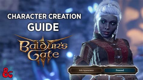 Baldurs Gate 3 Larian Guide To Character Creation Dandd Beginners Guide Youtube