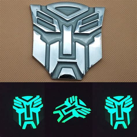 Metal Chrome Transformers Autobot Logo Emblem Trunk SUV Auto Badge