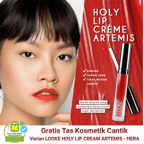 Jual Varian Looke Holy Lip Cream Artemis Hera Original NASA Kab