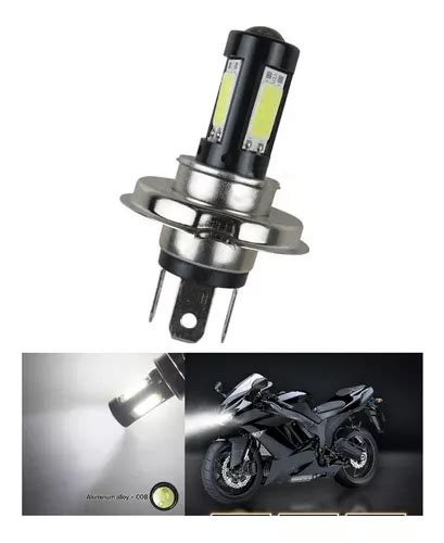 Foco Faro H4 Hiper Led 30w Para Moto 3 Caras Cob Alta Baja MercadoLibre