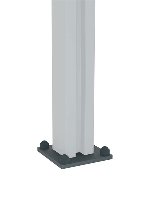 Platine Fixation Poteau Aluminium BELEM Deck Linea
