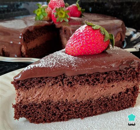 Bolo Mousse De Chocolate Morangos Passo A Passo Em Fotos