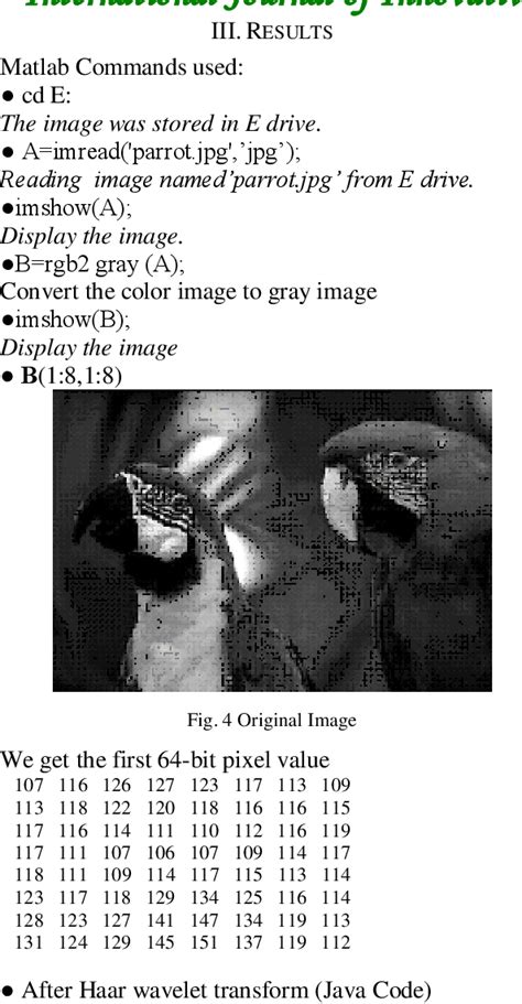 figure 4 from implementation of digital watermarking using discrete wavelet transform semantic