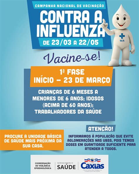 SAÚDE Prefeitura inicia Campanha de Vacinação contra a Influenza em