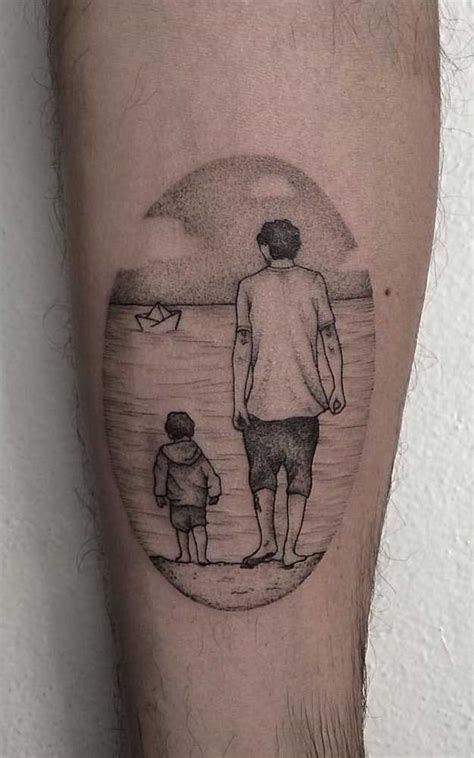8 Tatuagem No BraçO Pai E Filho Em FormaçãO tatuagemgoku