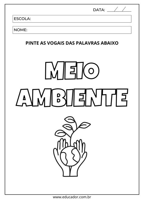 15 atividades sobre o meio ambiente para educação infantil Educador