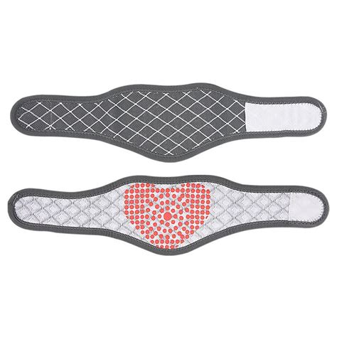 Coussin chauffant pour le cou avec points d acupuncture à points rouges