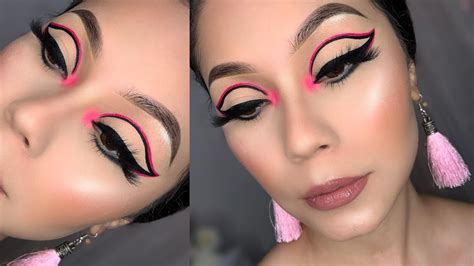 MAQUILLAJE DELINEADO NEON ROSA TUTORIAL 2020 YouTube