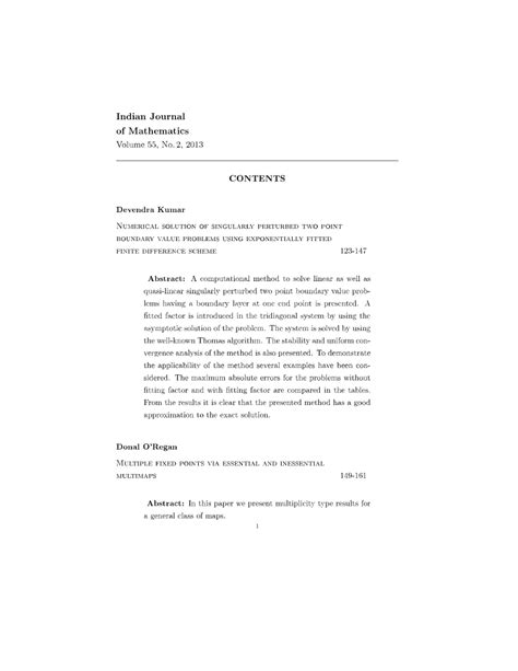 pdf numerical solution of singularly perturbed two point boundary value problems using