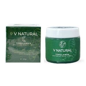 Apakah V Natural Whitening Night Cream With Temulawak Extract Halal