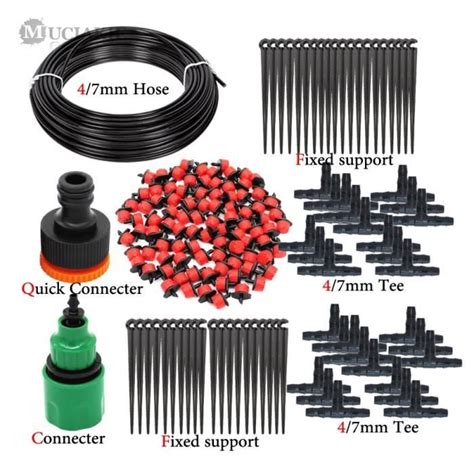 Arrosage MUCIAKIE système d irrigation du jardin Kit avec tuyau en