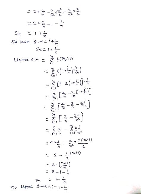 [solved] find the upper and lower sums for the region bounded by the graph course hero