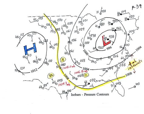 What Do Isobars Represent On A Map