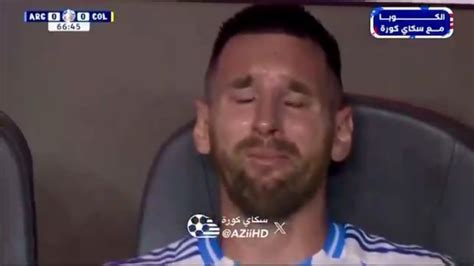 El llanto desconsolado de Lionel Messi tras fuerte lesión que lo sacó