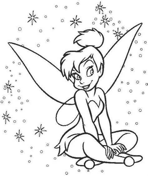 Tinkerbell Para Colorear Pintar E Imprimir