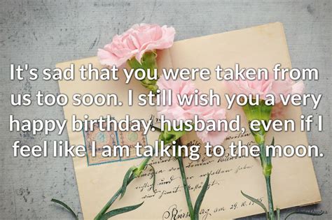 Messages About Happy Birthday To Husband In Heaven