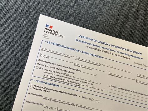 Certificat de cession de véhicule tout savoir Leazing