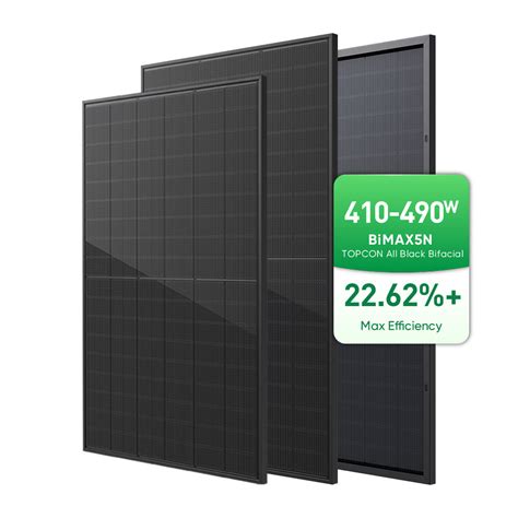 Sunpal All Black Solar Power Plant 420W 435W 440W N Type Bifacial Solar