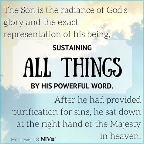 NIV Verse Of The Day Hebrews 1 3 Bible Verse Search Biblical Verses