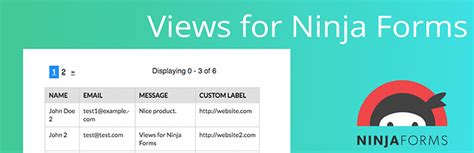 Views For Ninja Forms WordPress Plugin 2024