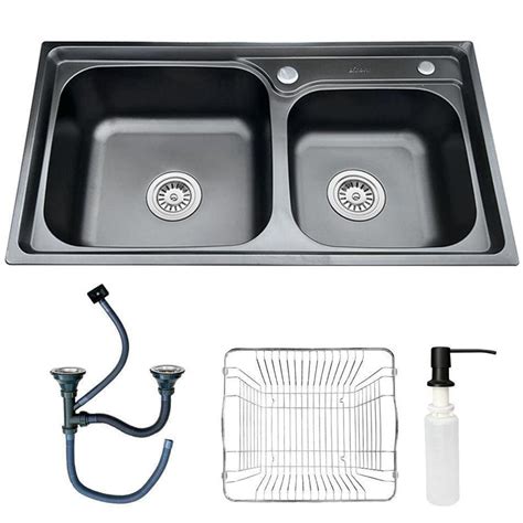 Cuba Pia Cozinha Inox Gourmet Dupla Pontofrio