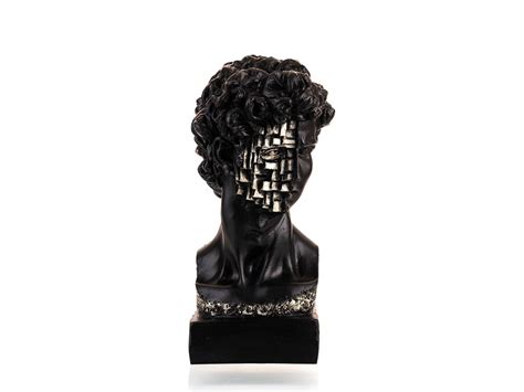 Large David Statue Sculpture Bust Of Michelangelos David Statue