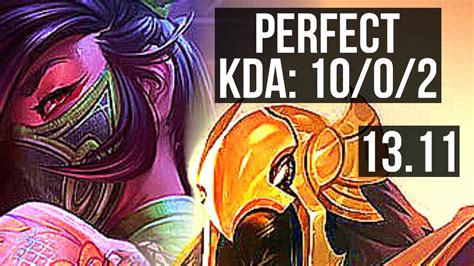 AKALI Vs AZIR MID 10 0 2 Legendary 600 Games KR Master 13 11