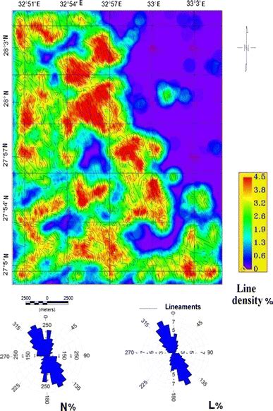 surface lineaments automatically extracted from aster gdem data and download scientific diagram