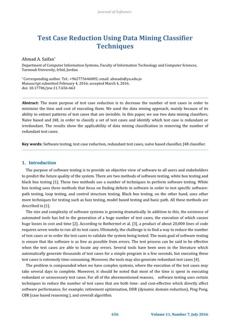 pdf test case reduction using data mining classifier techniques