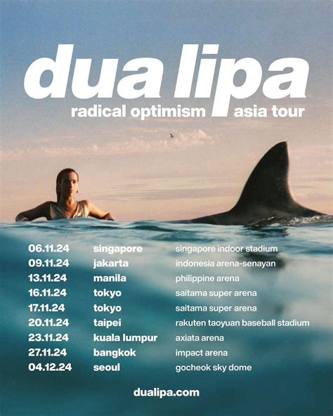 Dua Lipa Radical Optimism Tour In The Beat Singapore