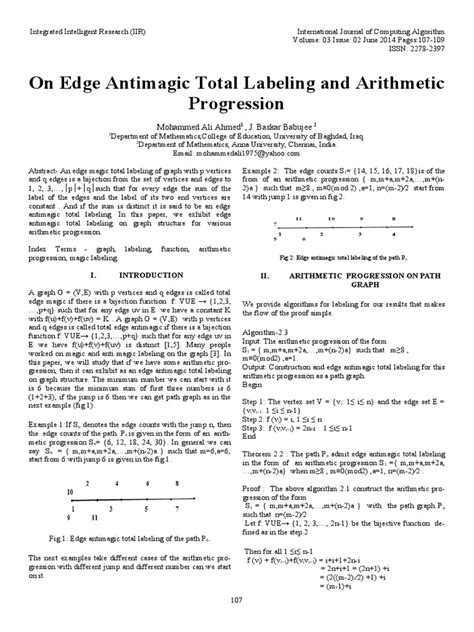 on edge antimagic total labeling and arithmetic progression pdf function mathematics