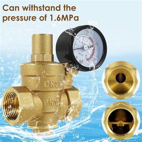 Réducteur de pression d eau 3 4 pouce DN20 en laiton régulateur de