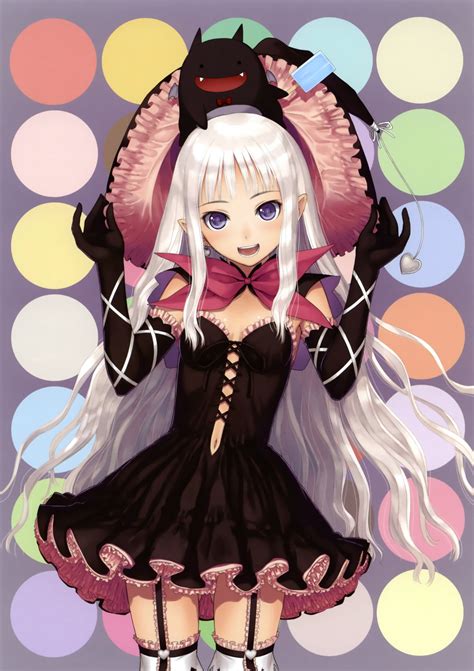 Female Anime Character With White Hair Hd Wallpaper Wallpaper Flare